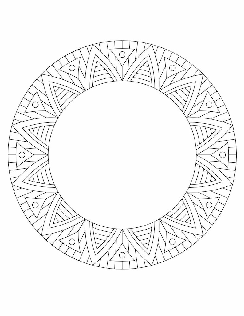 Mandala Patterns 02 Create Your Own Coloring Book 20 | Etsy