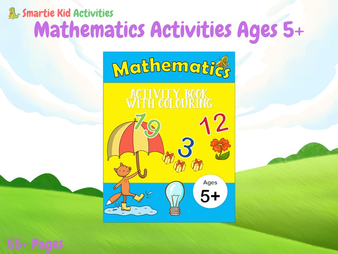 Kids Math Activities Workbook (ages 5+) – Printable Maths Worksheets ...