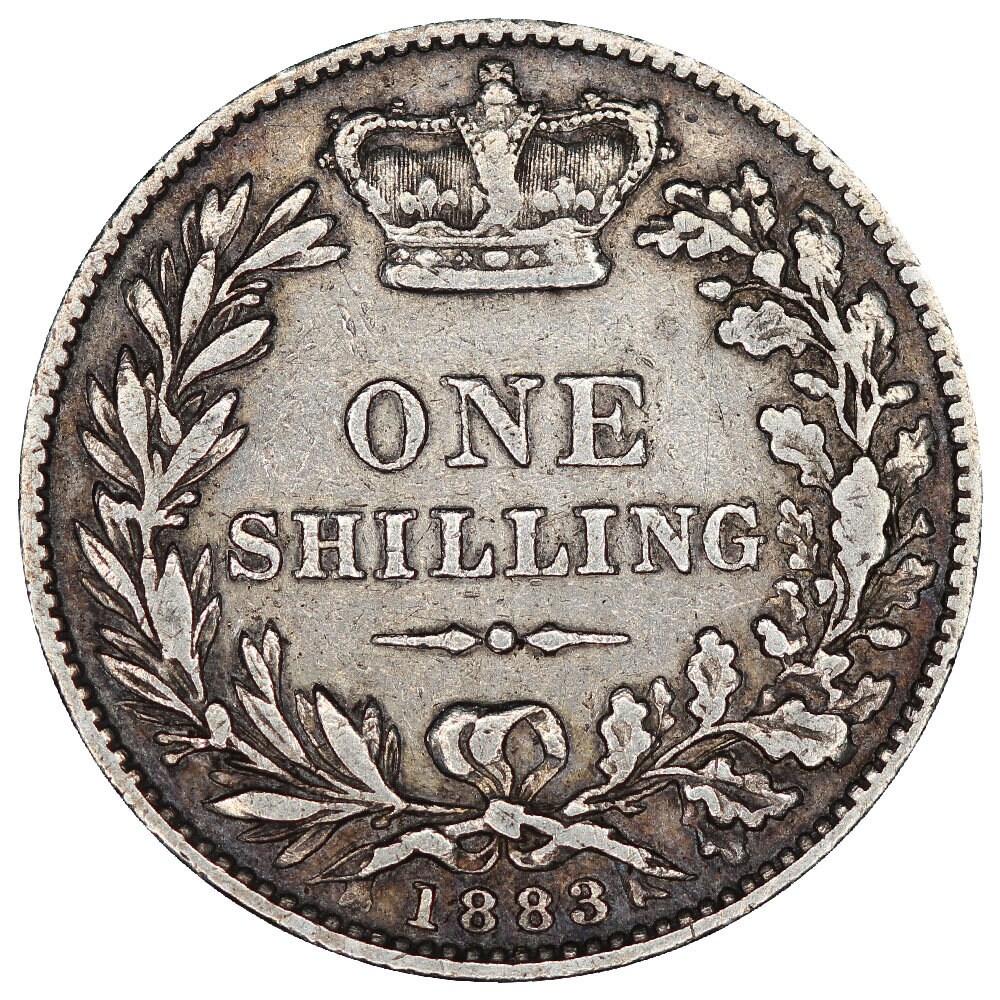 1883 Victoria Silver Shilling Coin of Great Britain - Etsy