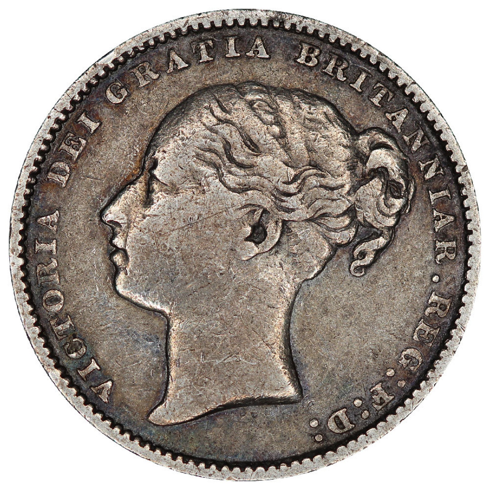 1883 Victoria Silver Shilling Coin of Great Britain - Etsy