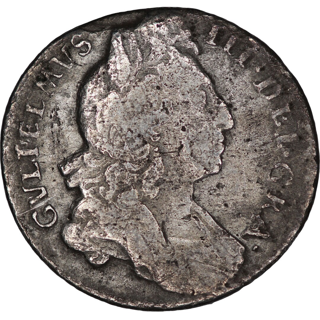 1696 William III Sixpence Great Britain Silver Coin - Etsy