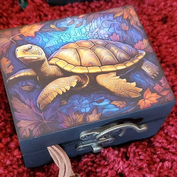 Turtle Trinket Box - Etsy