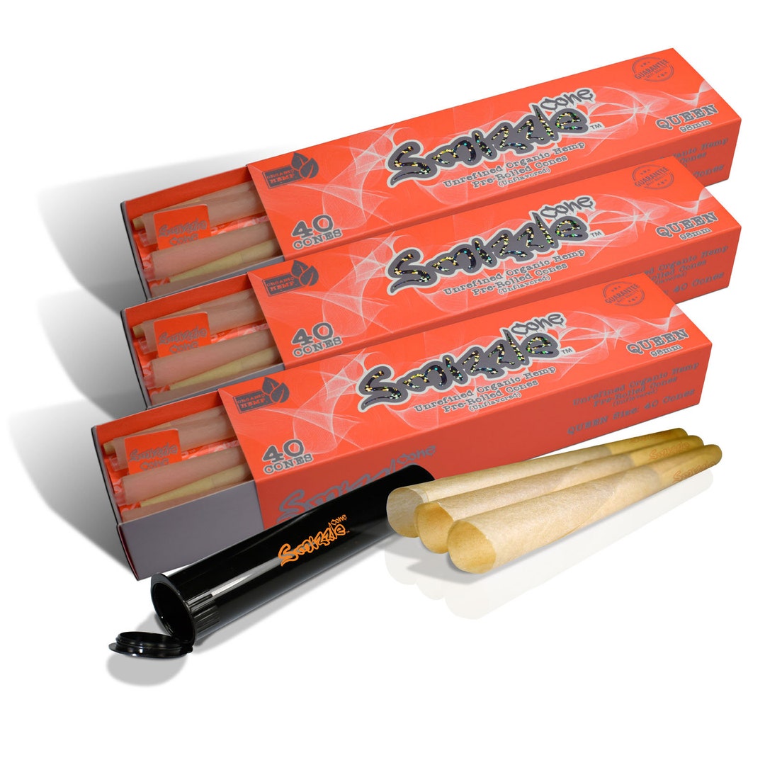 Smizzle Pre-rolled Cones QUEEN 98mm 40-count Pack 3 - Etsy