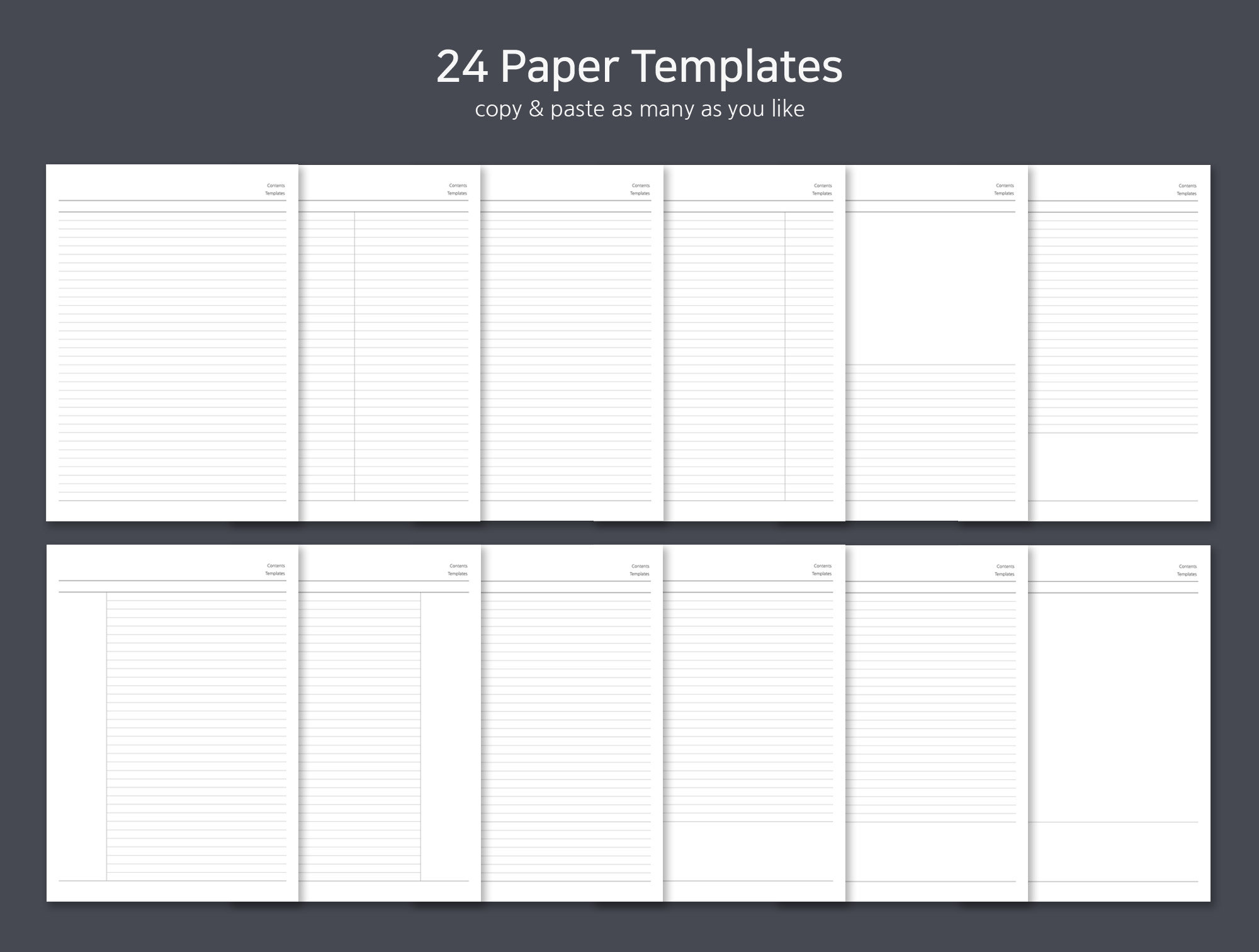 12 Sections Digital Notebook Hyperlinked Goodnotes Notebook - Etsy