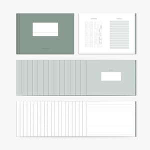 Digital Notebook Bundle PDF | 10 Landscape Notebooks (28 Templates Each ...