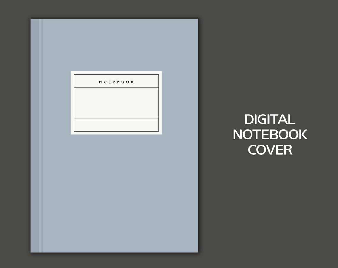 20 Digital Notebook Covers Goodnotes Notebook Covers Minimal - Etsy