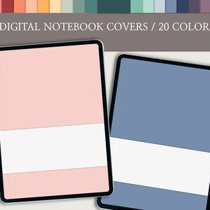 20 Digital Notebook Covers Goodnotes Notebook Covers #14 - Etsy
