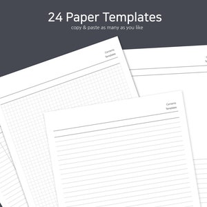 12 Sections Digital Notebook 12 Tab Hyperlinked Goodnotes Notebook ...