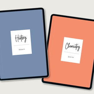 20 Digital Notebook Covers Goodnotes Notebook Covers Minimal Notebook ...