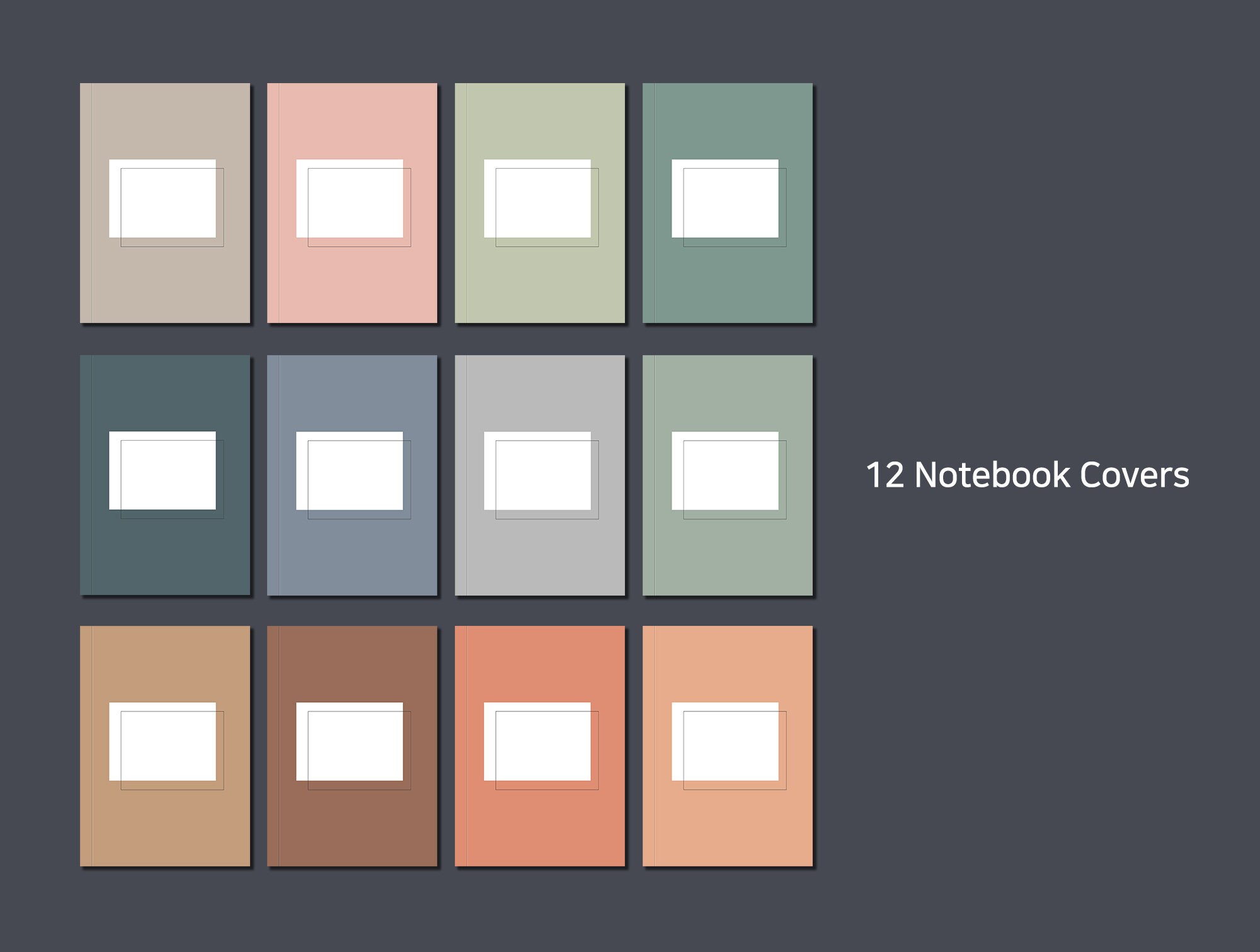 12 Sections Digital Notebook Hyperlinked Goodnotes Notebook - Etsy