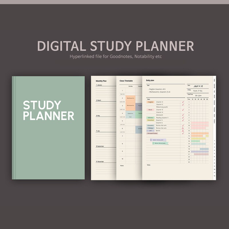 Study Planner - Etsy