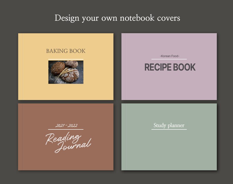20 Digital Landscape Notebook Covers for Goodnotes & Notability (PDF ...