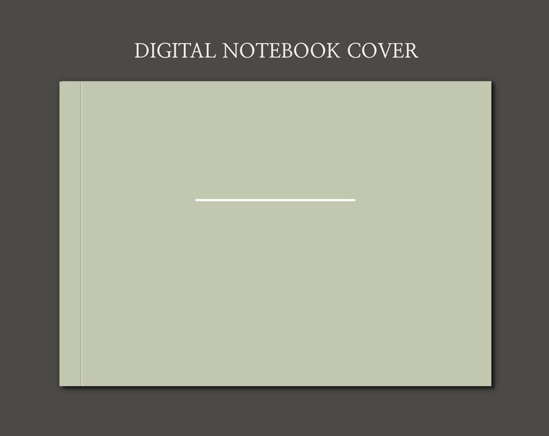 20 Digital Landscape Notebook Covers for Goodnotes & Notability (PDF ...