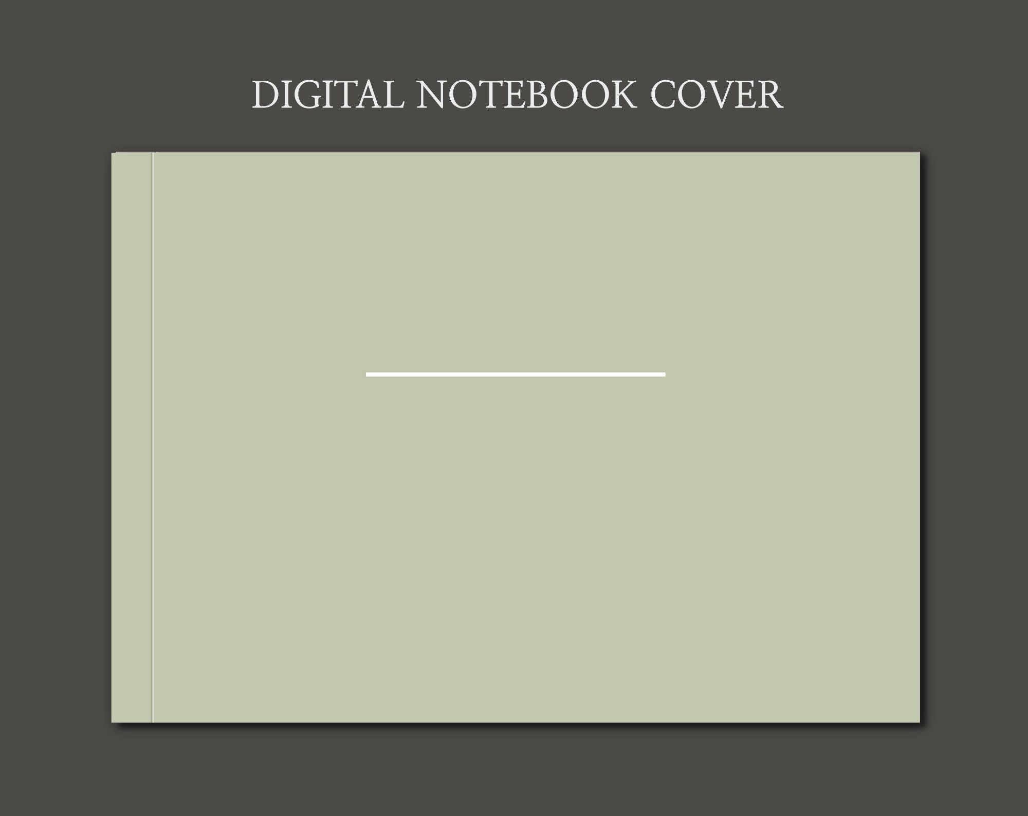 20 Digital Landscape Notebook Covers for Goodnotes & Notability (PDF ...