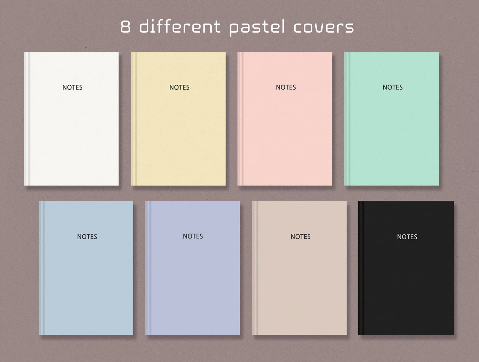 Digital Notebook Covers Goodnotes Notebook Covers Minimal | Etsy