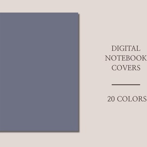 20 Minimal Pastel Digital Notebook Covers for Goodnotes, Notability ...