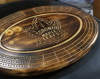 Maple Leaf Cribbage Board - Etsy
