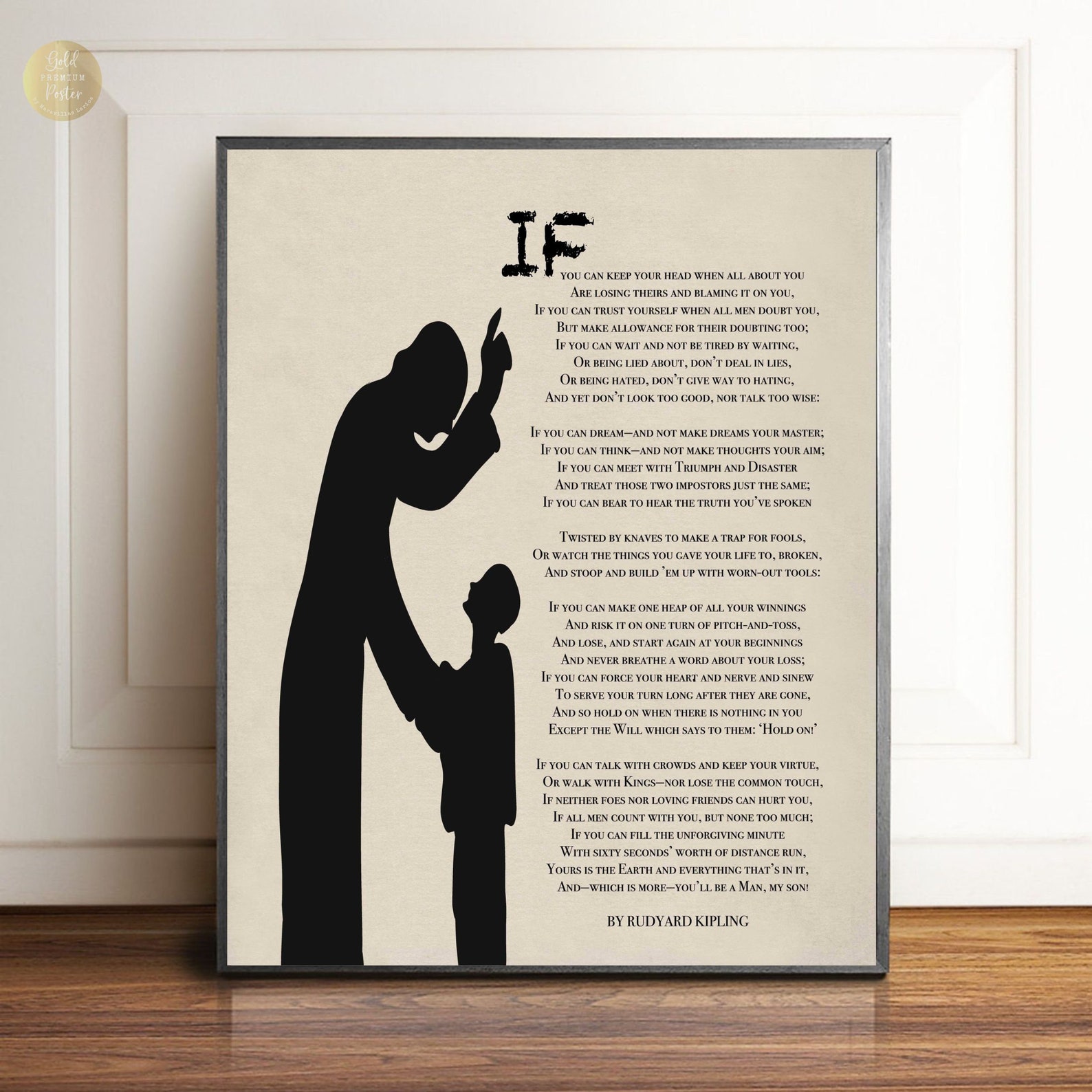 If Poem 1895 Rudyard Kipling Printable If Poem Famous Poem - Etsy