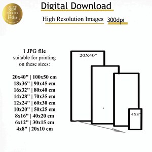 Tall Long Narrow Wall Art Vertical Black and White Floral Sketch Art ...