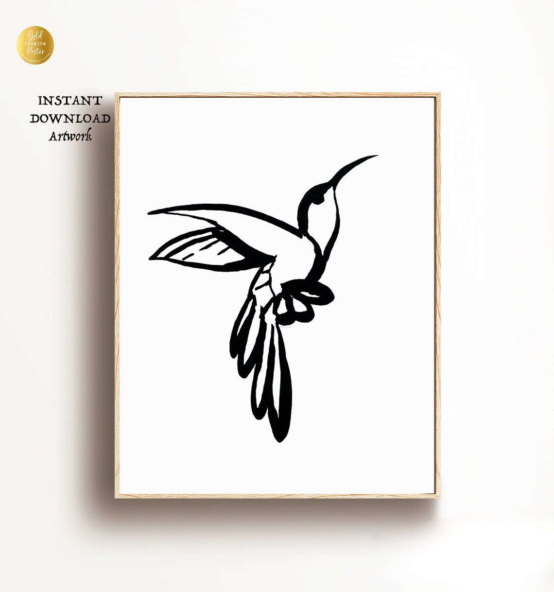 HUMMINGBIRD Art Decor Poster PRINTABLE Wall Art Prints Digital | Etsy