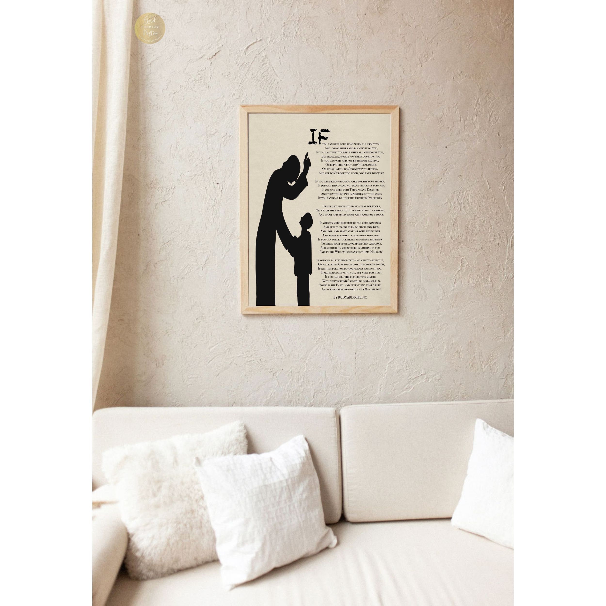 If Poem 1895 Rudyard Kipling Printable If Poem Famous Poem - Etsy