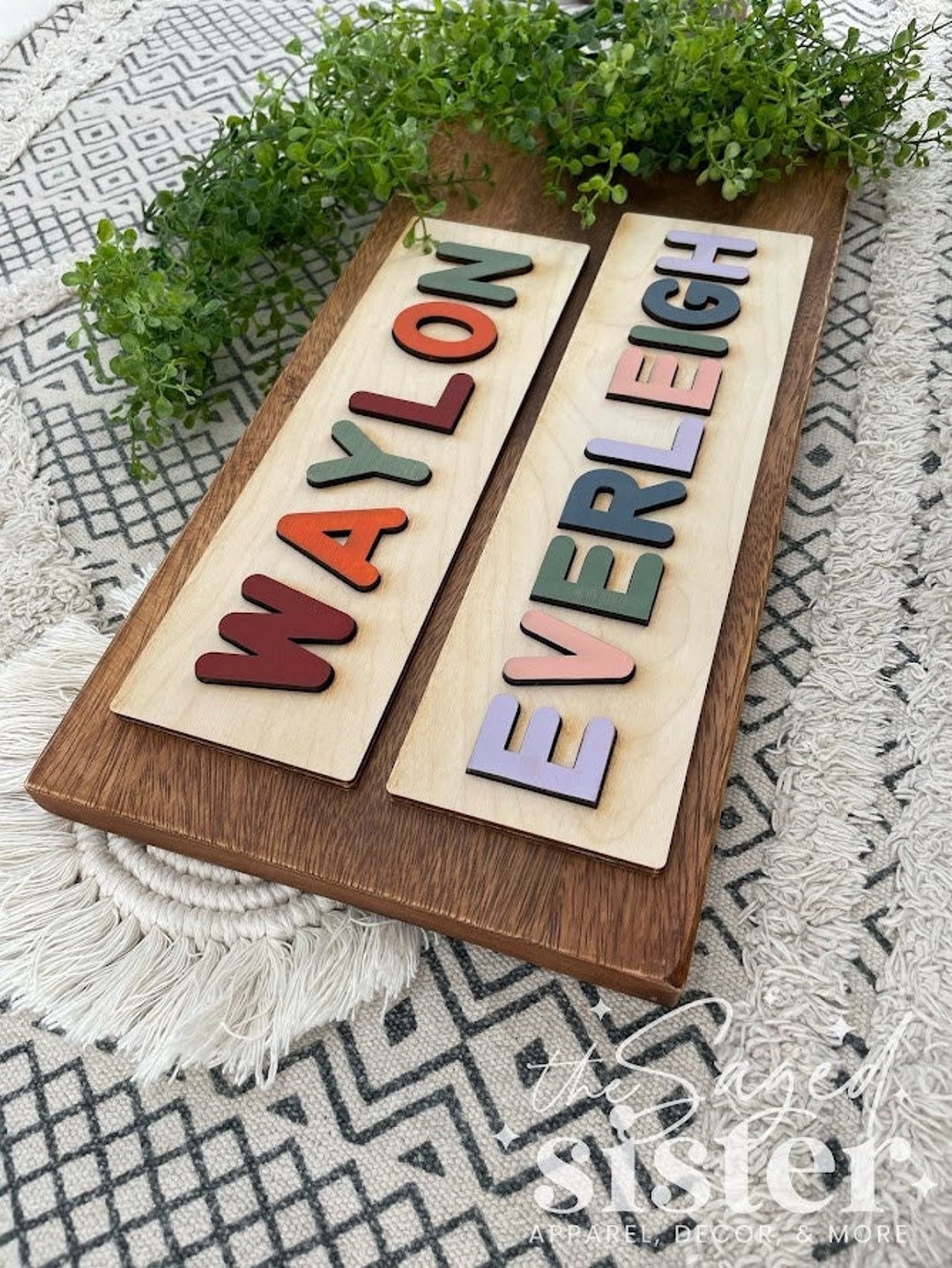 Name Puzzle | Toddler Gift | Birthday Gift | Educational Gift - Etsy