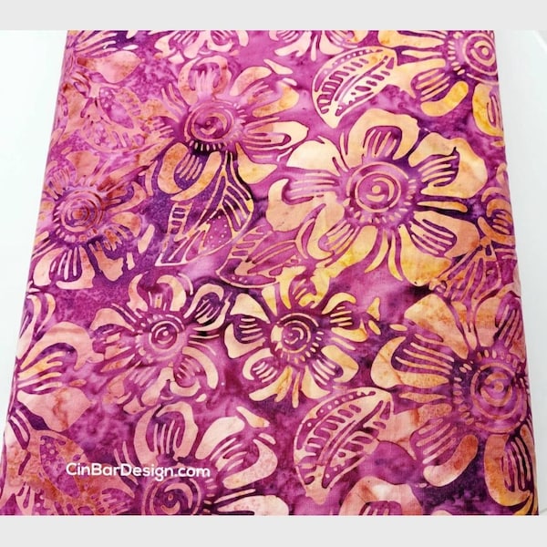 Orange Batik Fabric - Etsy