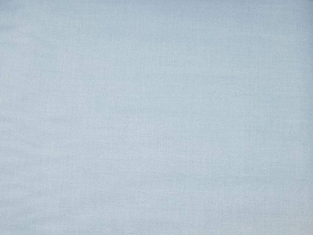 Blue Cotton Fabric, Light Blue, Cut by the Yard, Natural Charms 2 ...