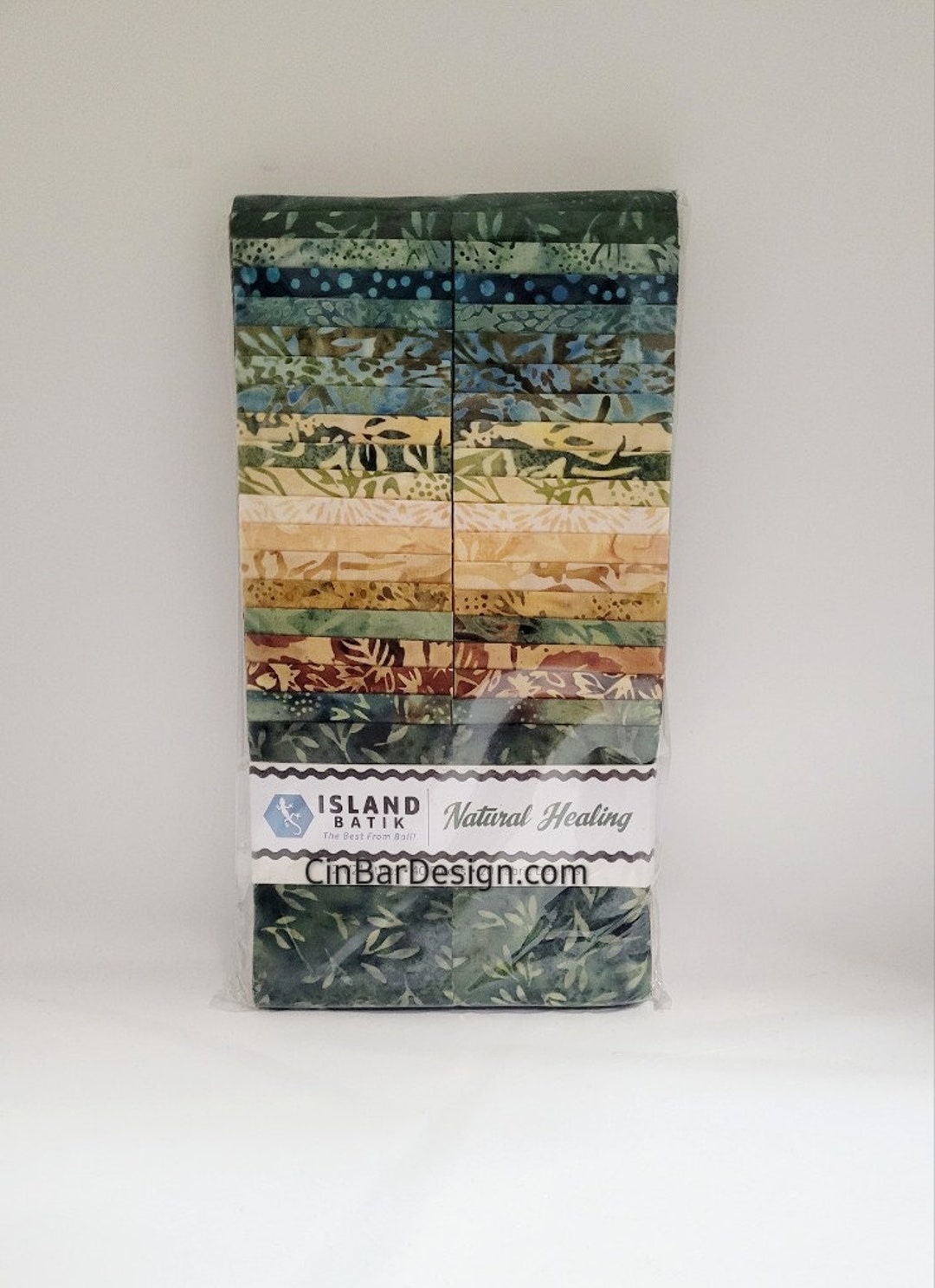 Batik Fabric, Island Batik, Natural Healing, 40 Pc 2.542 Strips ...