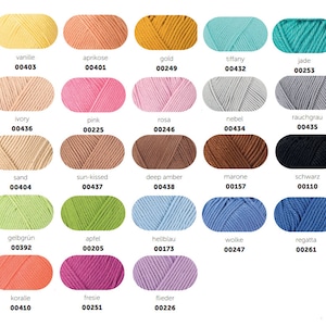 Schachenmayr Catania, 100% Cotton Mercerized Crochet Yarn Knitting Yarn ...