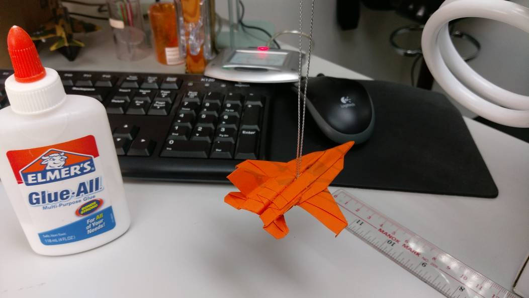 Set of 2 Ornament Origami Car Dashboard Reverse Mirror Christmas Tree ...