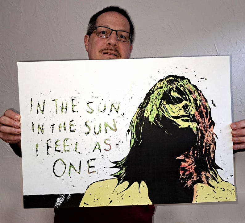 Kurt Cobain - Handmade Portrait of the Nirvana Singer, Acrylics Picture ...