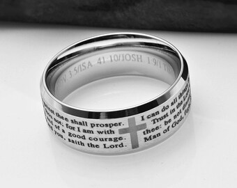 Bible Verse Ring - Etsy