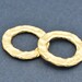 18mm Shiny Gold Washer Links - Artisan Handmade - Gold Circles ...