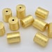 18mm Shiny Gold Washer Links Artisan Handmade Gold Circles Necklace ...