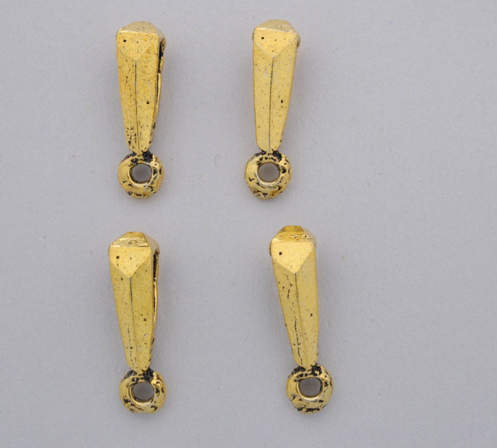 Pendant bails necklace bails charm holders artisan | Etsy