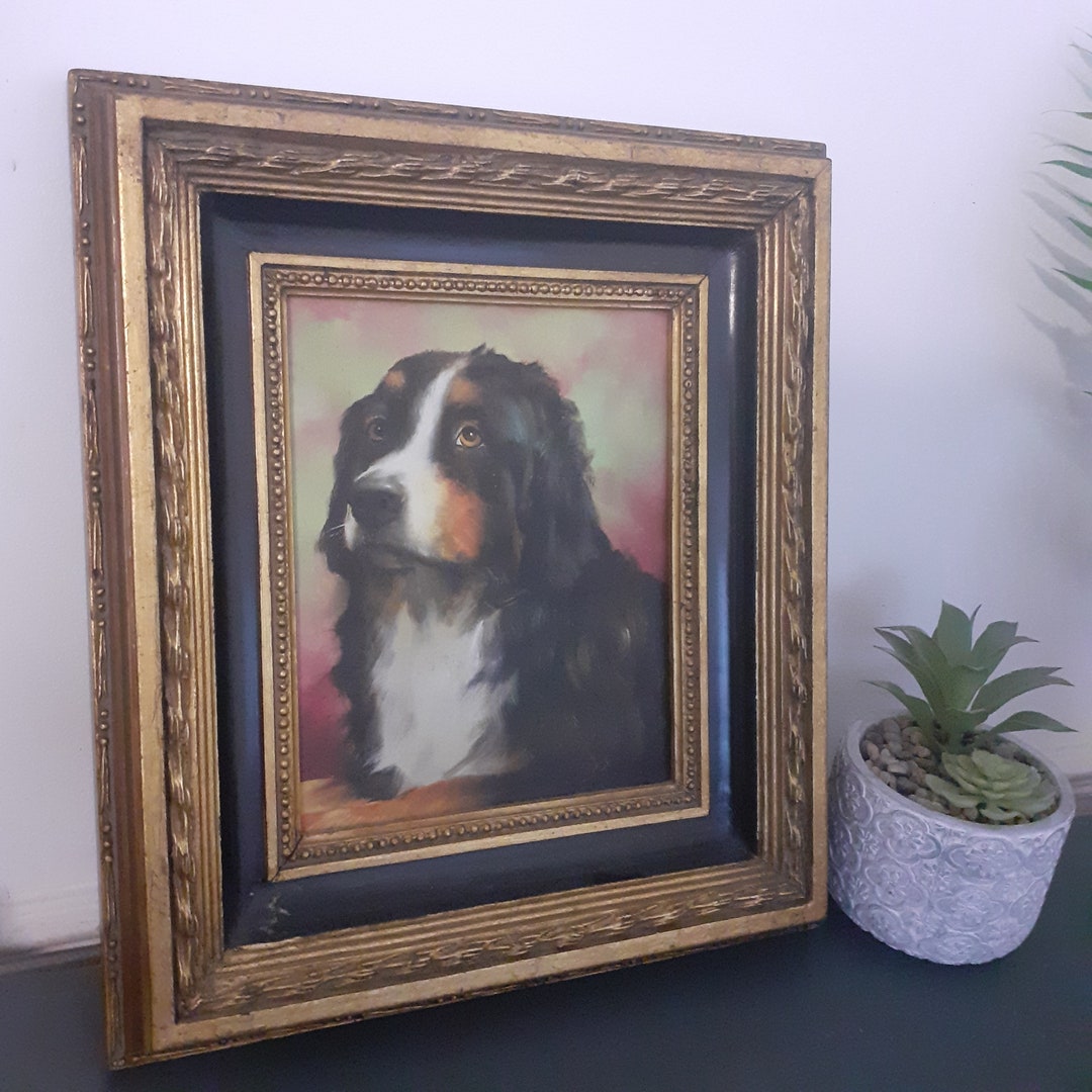 A Beautiful Oil on Board of a Spaniel. - Etsy
