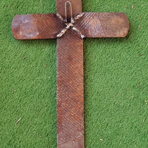 Upcycled Farrier Rasp Cross: Rustic Metal Art With Star - Etsy