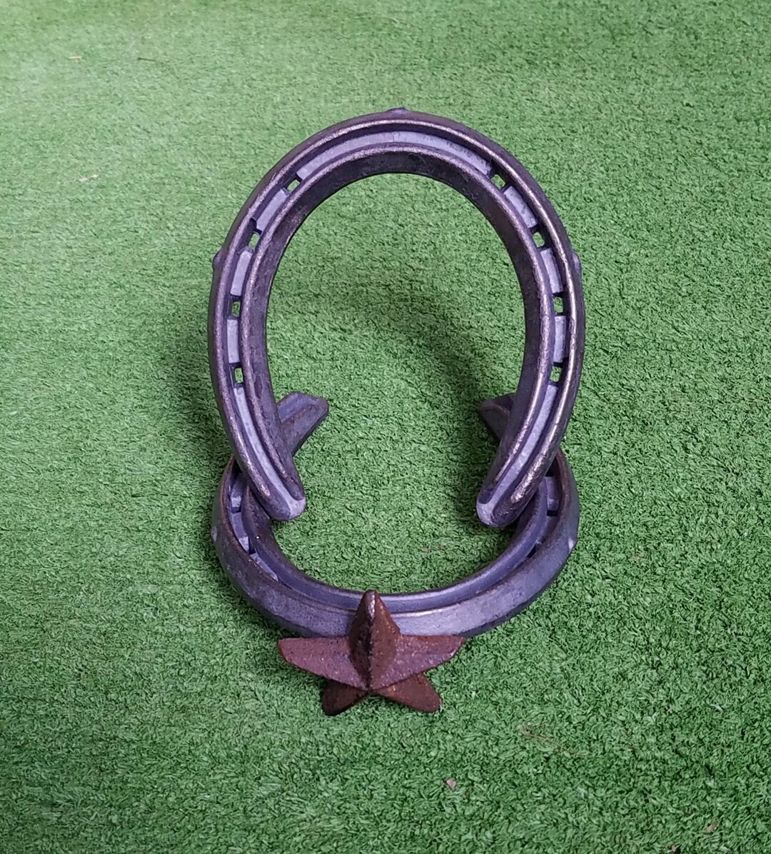 Cell Phone Tablet Stand - Horseshoe Art - Metal Art - Etsy