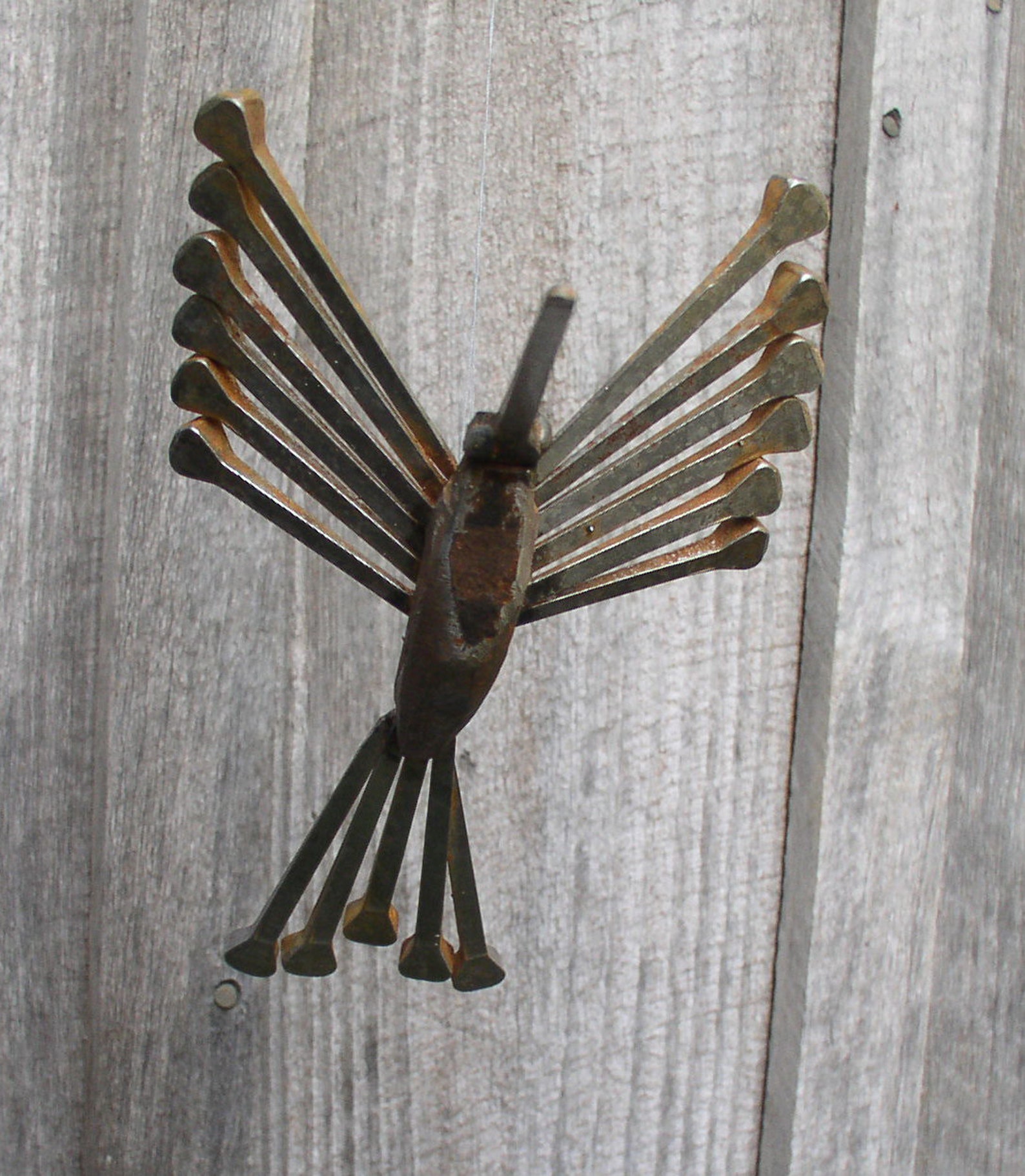 Hummingbird Metal Outdoor / Yard Tree Decor / Metal - Etsy