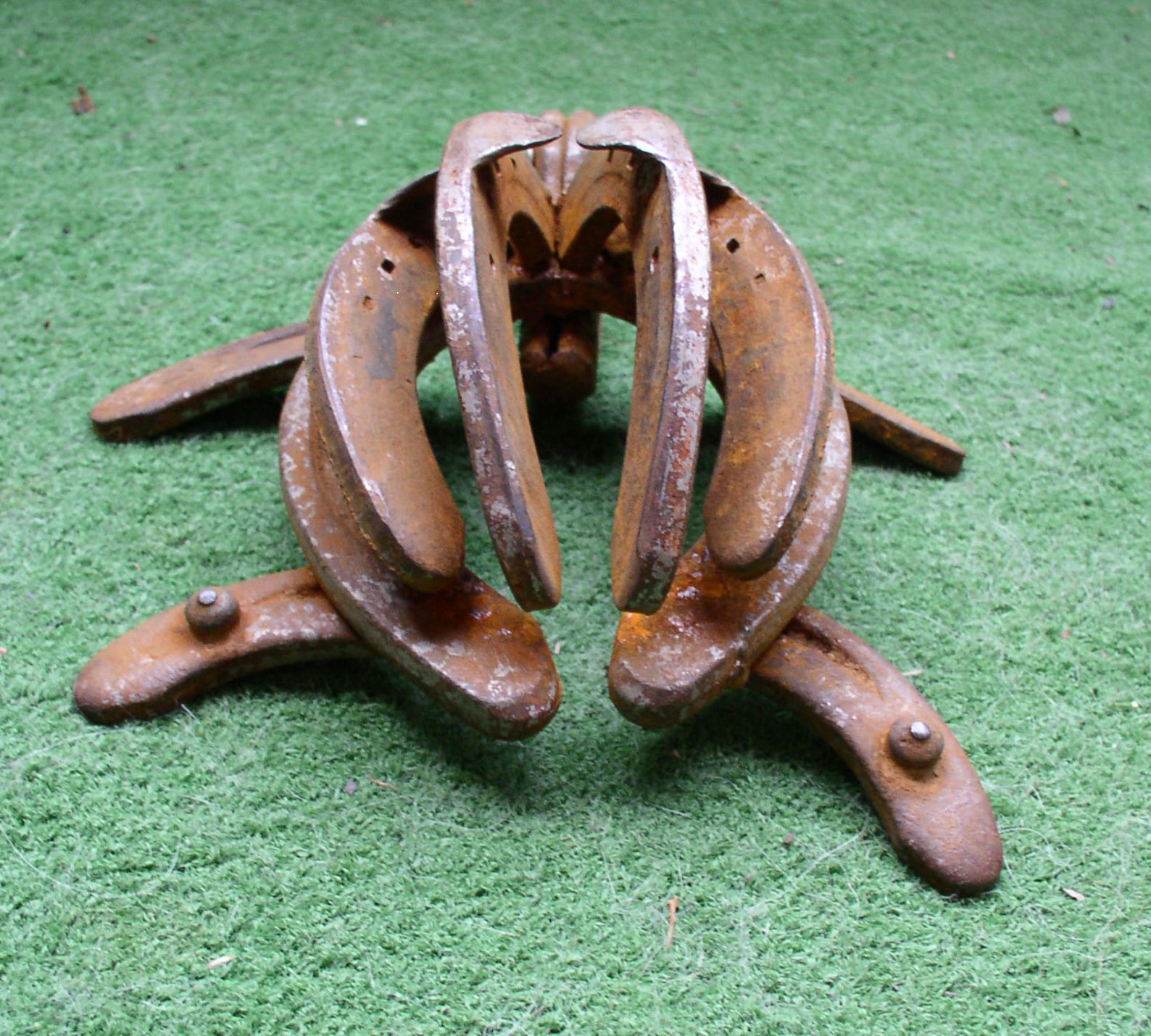 Horseshoe Sea Turtle: Welded Metal Yard Art Sculpture - Etsy