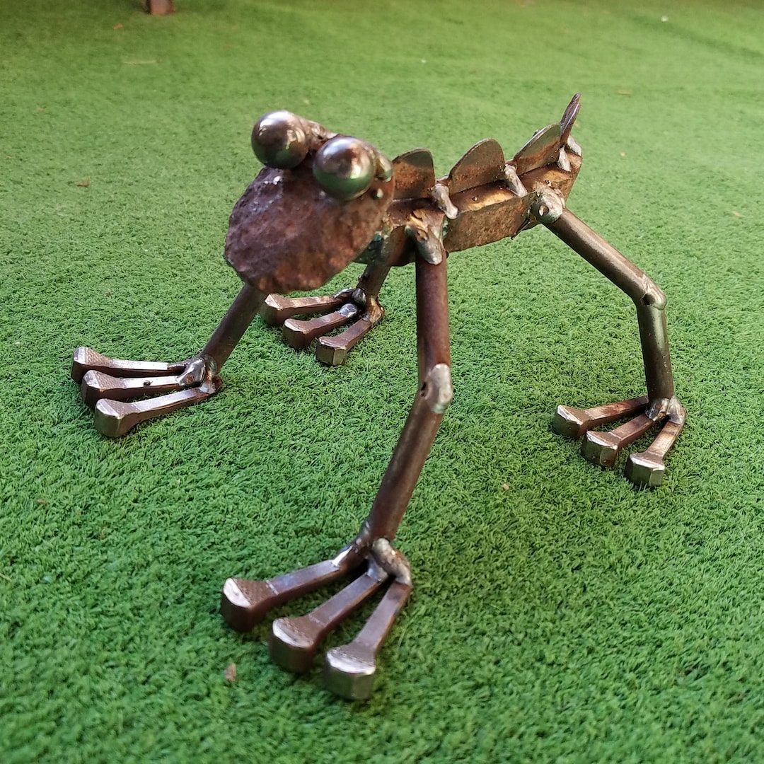 Railroad Spike Art - Gecko - Lizard - Chameleon - Dragon - Horseshoe ...