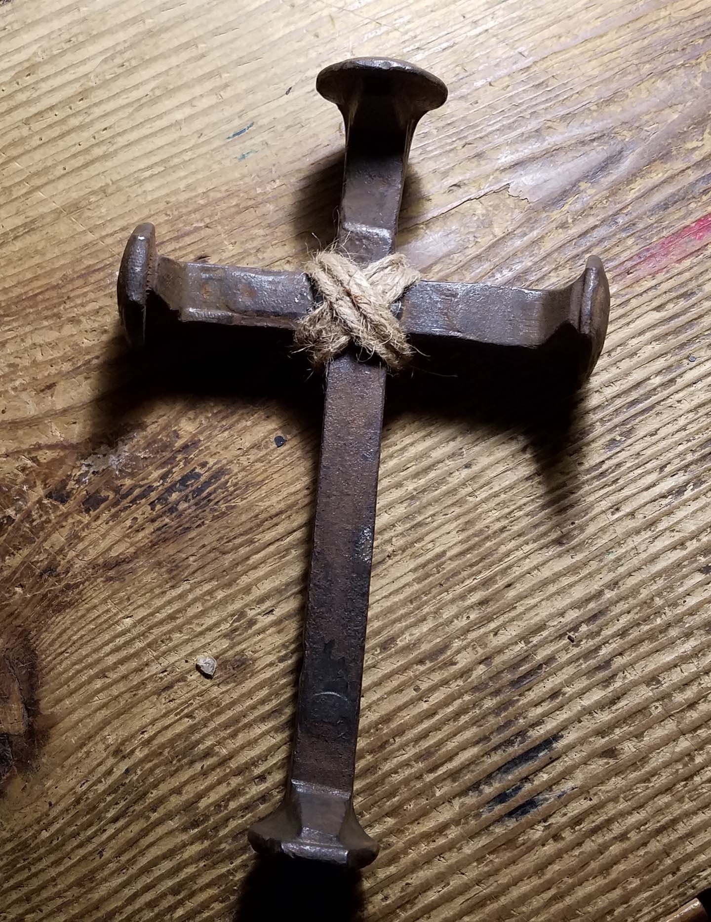 Railroad Spike Cross: Recycled Rustic Religious Gift - Etsy