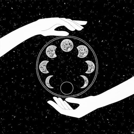 Grandmother Moon Art Print Metis Metis Art Indigenous | Etsy