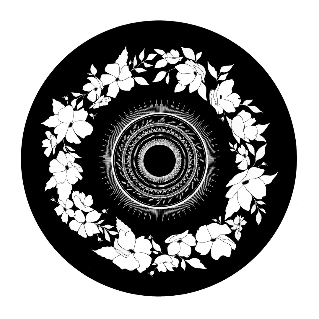 Wild Rose - Art Print - Metis - Metis Art - Indigenous - Indigenous Art ...