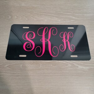 Multi-color Option Personalized License Plate Personalized - Etsy