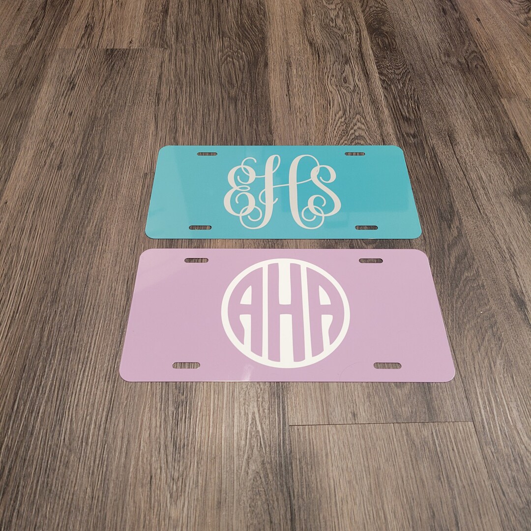 Multi-color Option Personalized License Plate, Personalized Car Tag ...