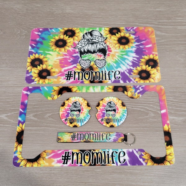 Mom Life License Plate - Etsy