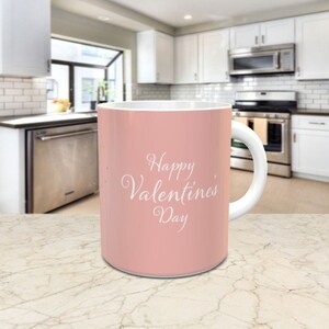 Happy Valentines Day Heart Doodle Mug Template, Coffee Mug Cup ...