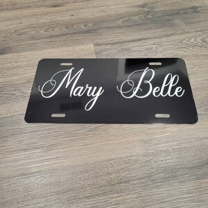 Multi-color Option Personalized License Plate Personalized | Etsy